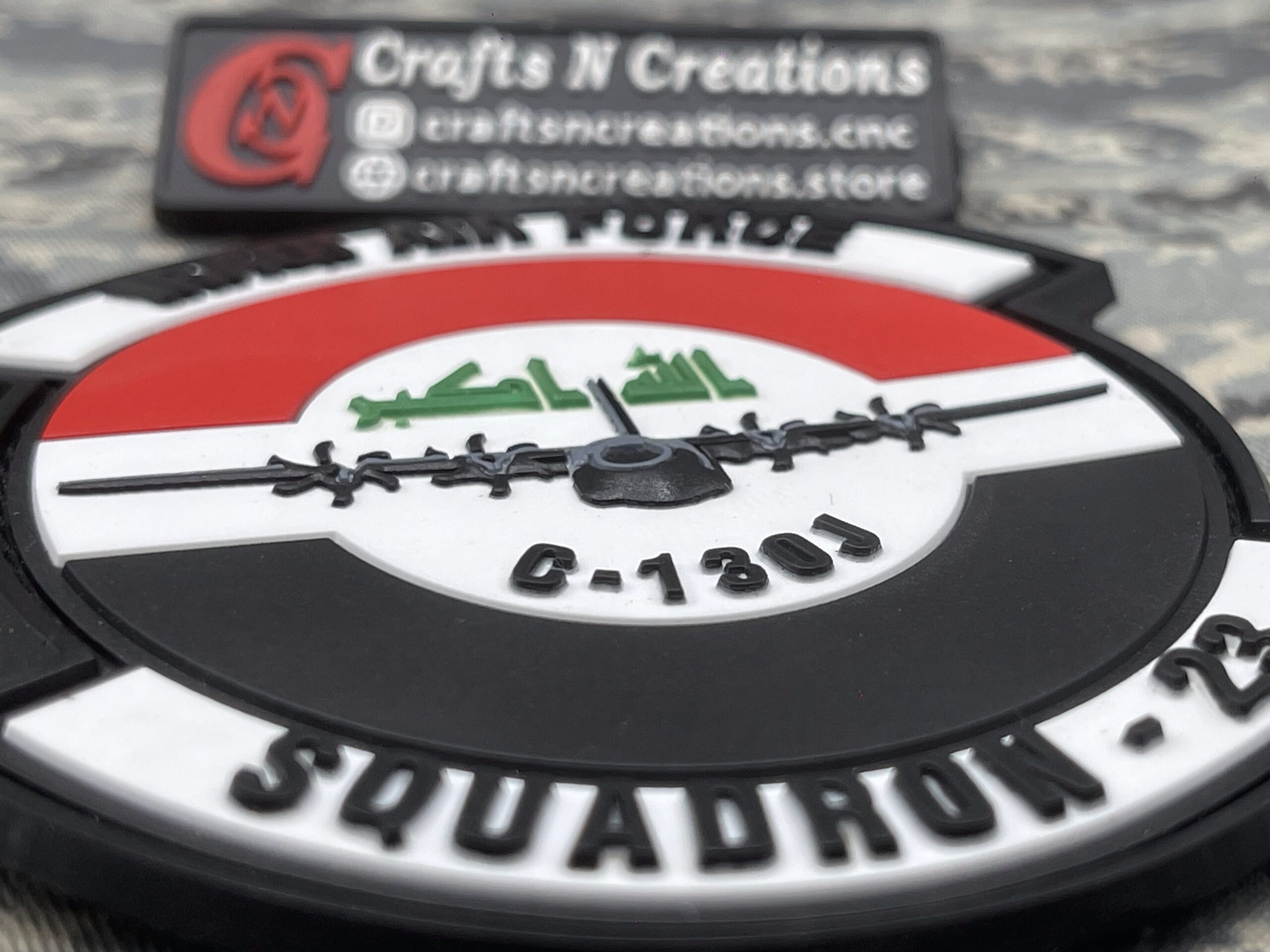 23 SQN C-130 Iraqi Air Force PVC Patch (II) - Crafts and Creations