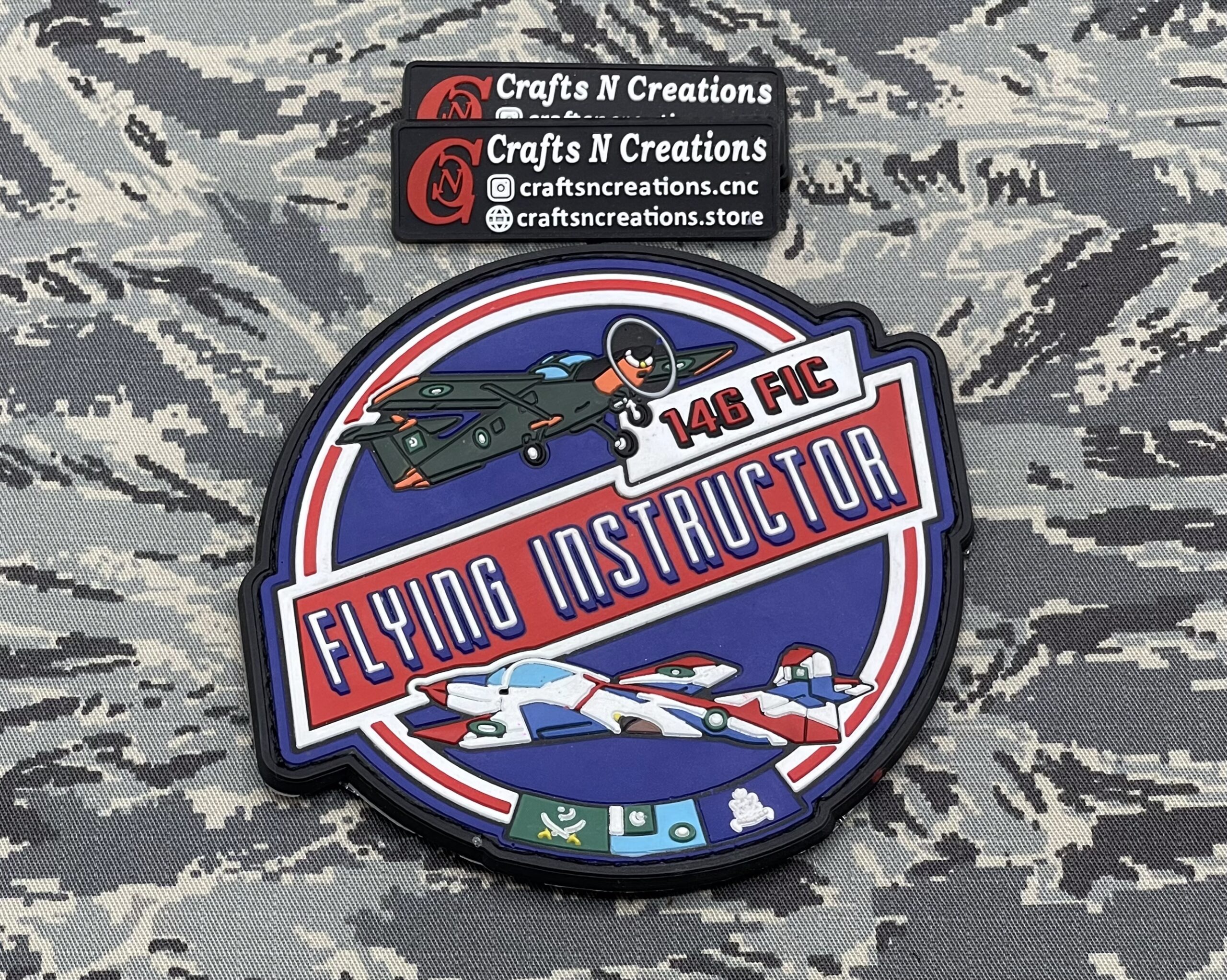 Flying Instructor All Forces PVC Patch (II) - Crafts and Creations